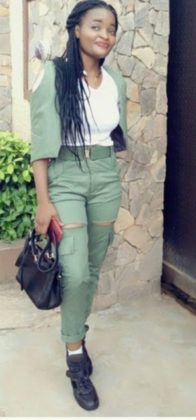 Checkout How This Female Corper Rocked Her NYSC Uniform (Photos)