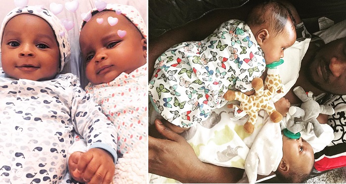 Paul Okoye Shares Adorable New Photo Of His Twin Babies. - YabaLeftOnline