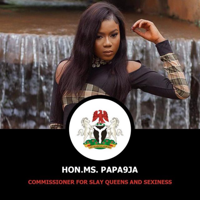 Nigerian Lady declares herself Commisioner of Slay queens and sexiness ...