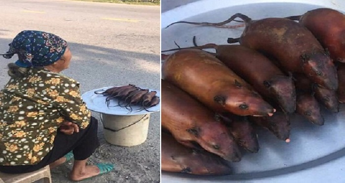 This Photo Of A Woman Spotted Selling "Tasty" Roasted Rats Has Got A ...