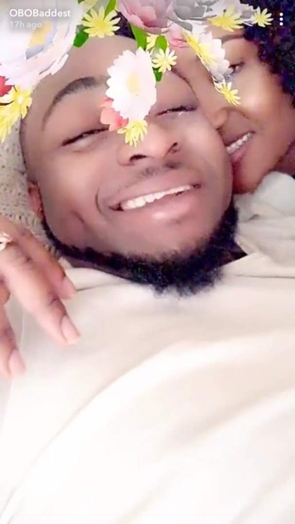 Davido shares love up photos with girlfriend, Chioma - YabaLeftOnline