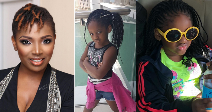 Annie Idibia Celebrates Her Second Daughter, Olivia As She Turns 4 ...