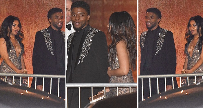 Black Panther Star, Chadwick Boseman Spotted Leaving Oscar's Party With ...