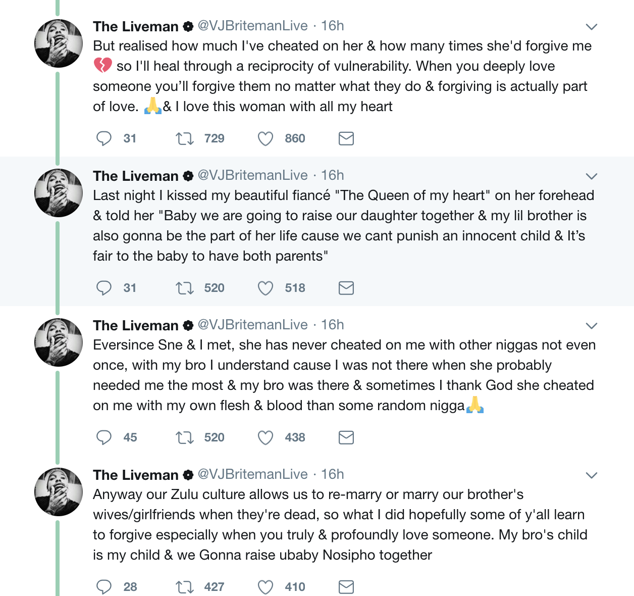 Man Recounts How He Forgave His Wife To Be Who Cheated On Him