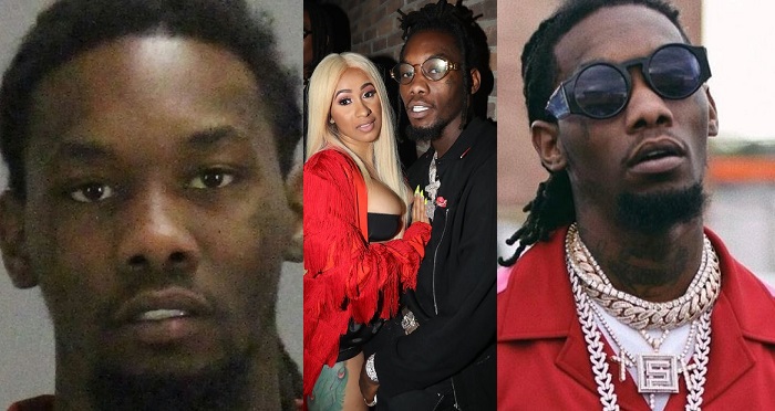 Rapper, Offset arrested for Gun and Drug Possession in Georgia (Photos ...