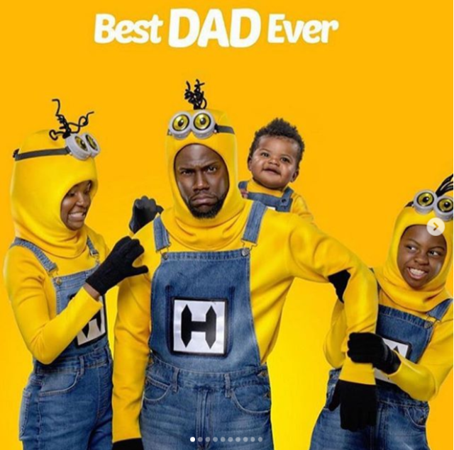 Kevin Hart and his family dress as Minions for Halloween (Photos)
