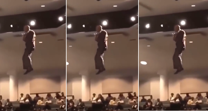 Popular American Pastor Descend Into Church Auditorium From 'Above ...