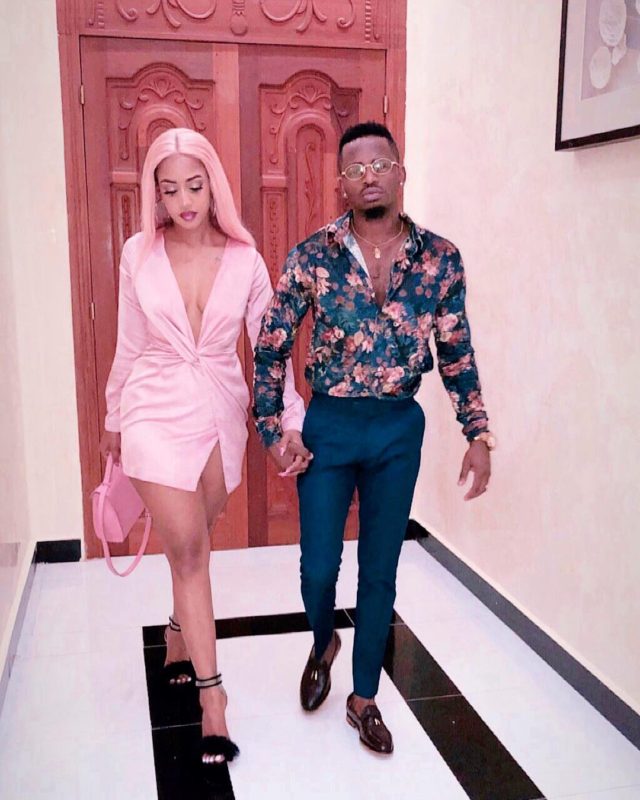 Singer, Diamond Platnumz and his new girlfriend, Tanasha step out in ...