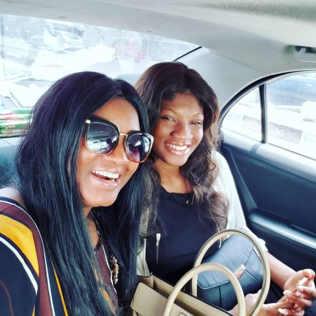 Omotola Jalade-Ekeinde's first daughter, Princess Ekeinde returns to ...