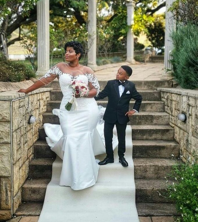 Diminutive South African actor, Themba Ntuli marries the love of his ...