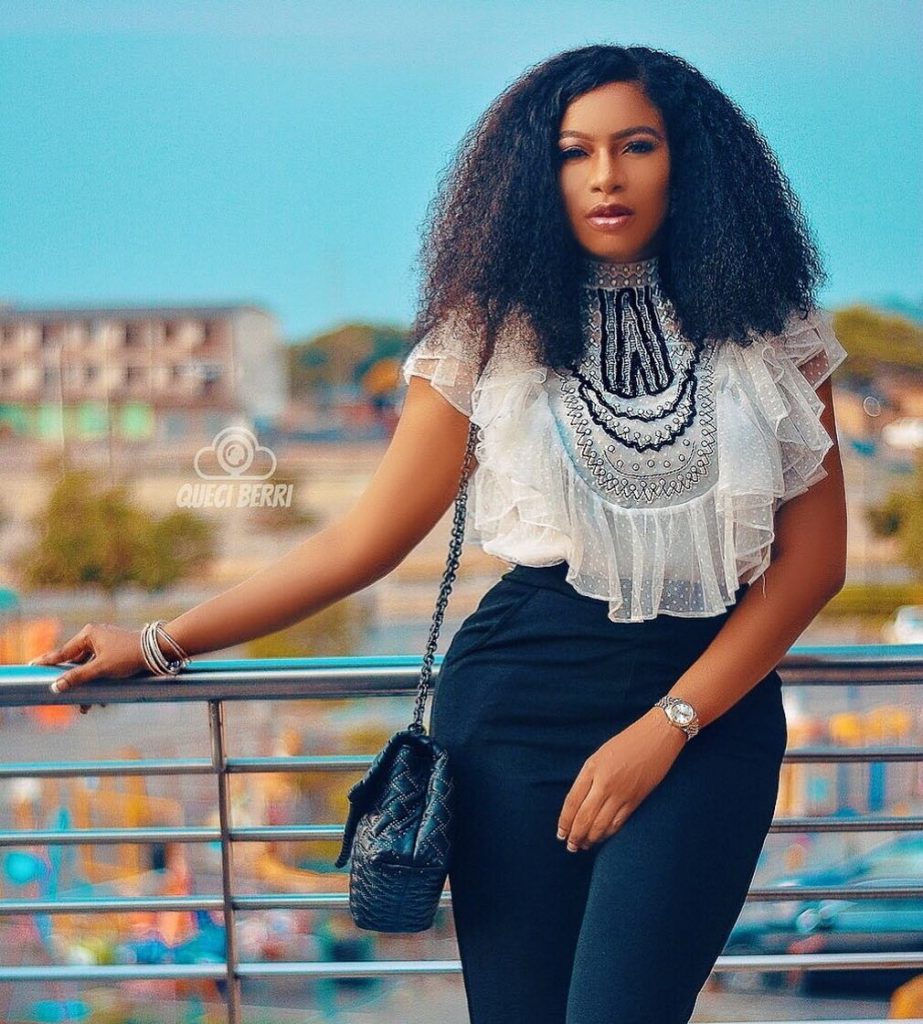 Actress Chika Ike wears bold look in new photoshoot. - YabaLeftOnline