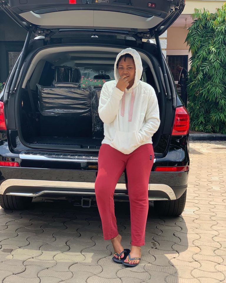 Regina Daniels steadily builds fleet of cars as she takes delivery of ...