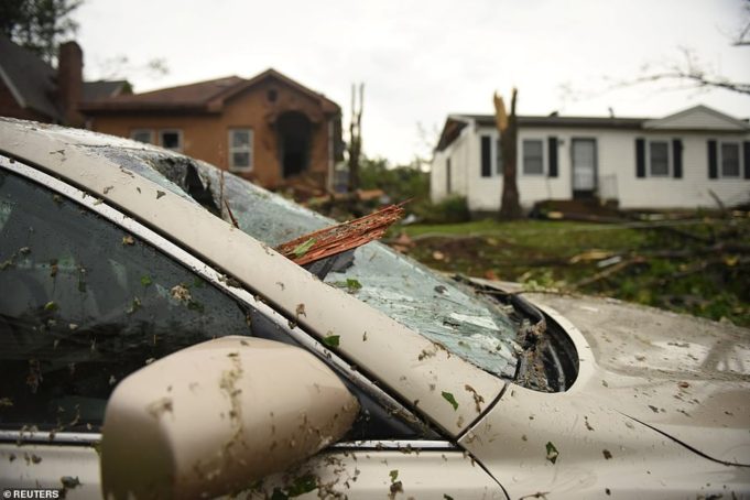 Hundreds of new cars destroyed by tornadoes at a Toyota dealership in U ...