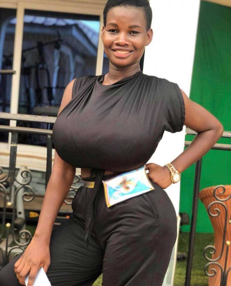 Big bo.obs model, Pamela Odame delivered from ‘spirits of dwarfs’ by ...