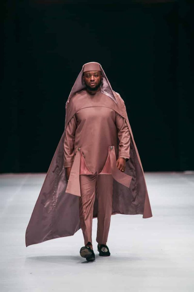 Mike Edwards Walks the Runway at the Lagos Fashion Week