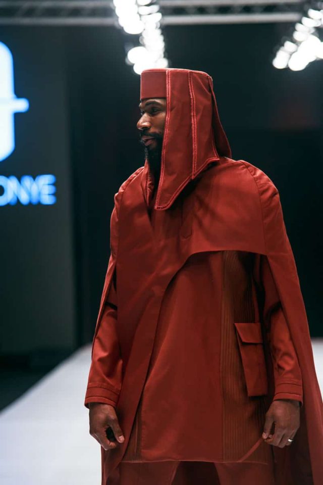 Mike Edwards Walks the Runway at the Lagos Fashion Week