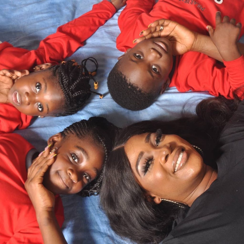 Actress, Mercy Johnson shares beautiful photo with her kids ...