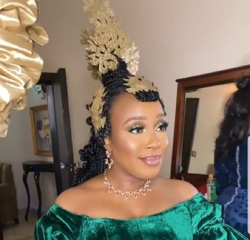 Photos from the traditional wedding of Davido's brother, Adewale ...