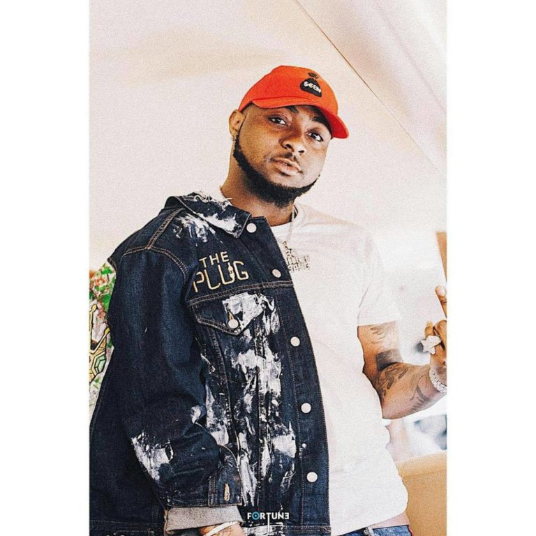 Fans react as Davido shares a picture of himself wearing a face mask ...