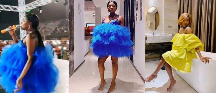 Pregnant Simi and her growing 'baby bump' shut down Sierra Leone (video)