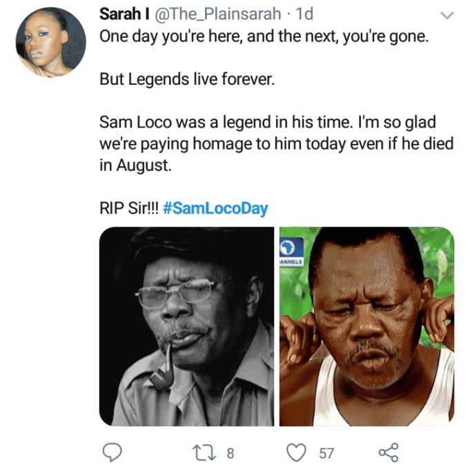 Nigerians celebrate Nollywood legend, Sam Loco Efe 9 years after his ...