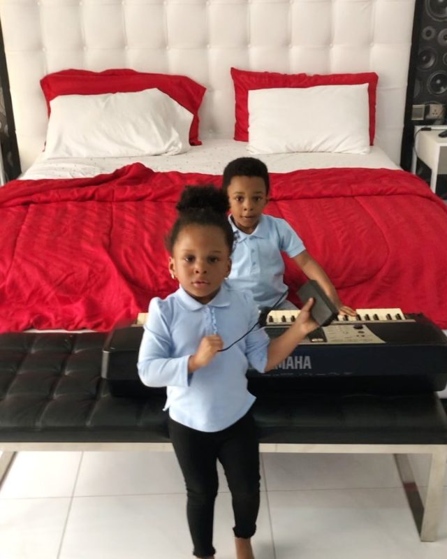 “Musically good” – Paul Okoye shares adorable video of his daughter, Nadia showing off her rap ...