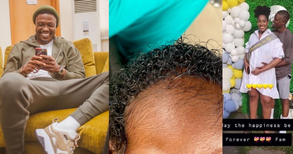 Rapper, Vector and his girlfriend welcome newborn baby girl (Photos)