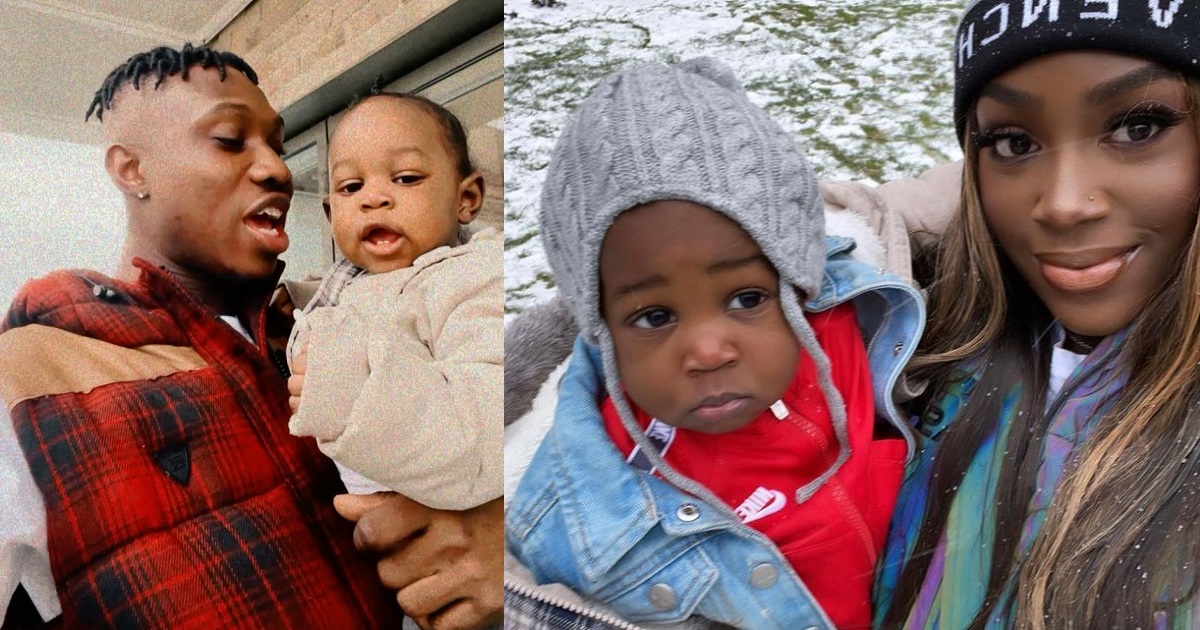 Rapper Zlatan Ibile and his baby mama, Davita celebrate their son’s ...