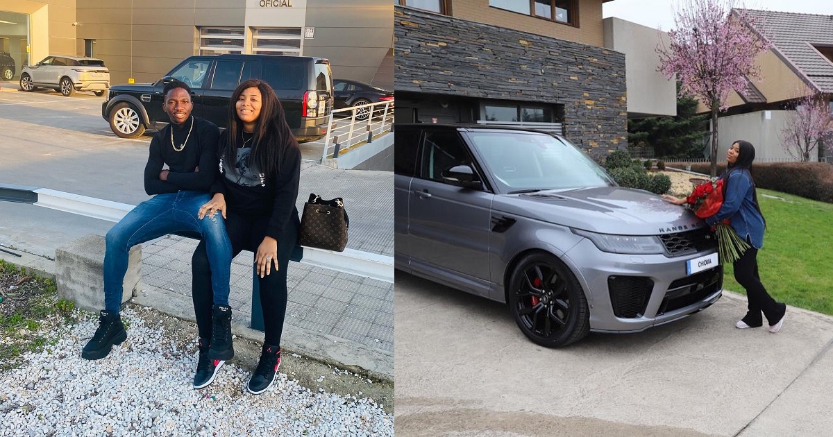 Chioma receives a Range Rover birthday gift from her husband ...