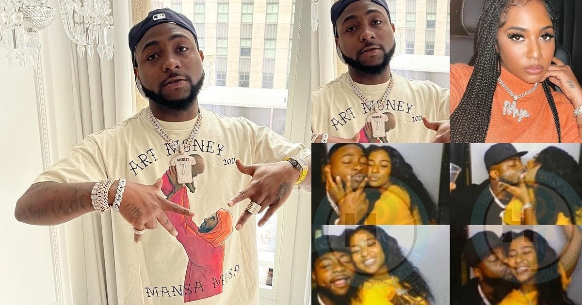 Davido finally reacts to 'kissing saga' with rumored new girlfriend ...