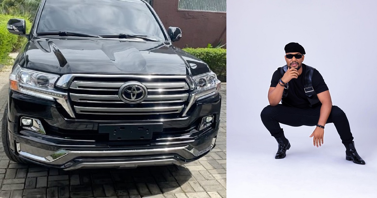 Nollywood Actor, Alex Ekubo acquires a Toyota Landcruiser - YabaLeftOnline