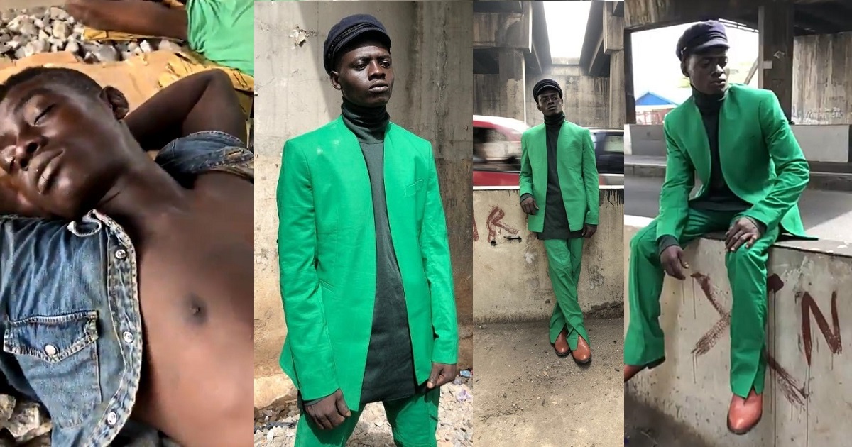 From sleeping under Lagos bridge to modelling perfectly!!! How homeless ...