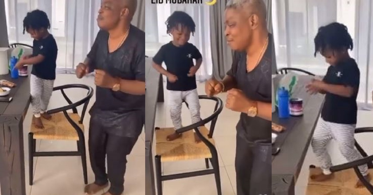 Wizkid’s son, Zion, shows off his dance skills alongside his dad’s ...