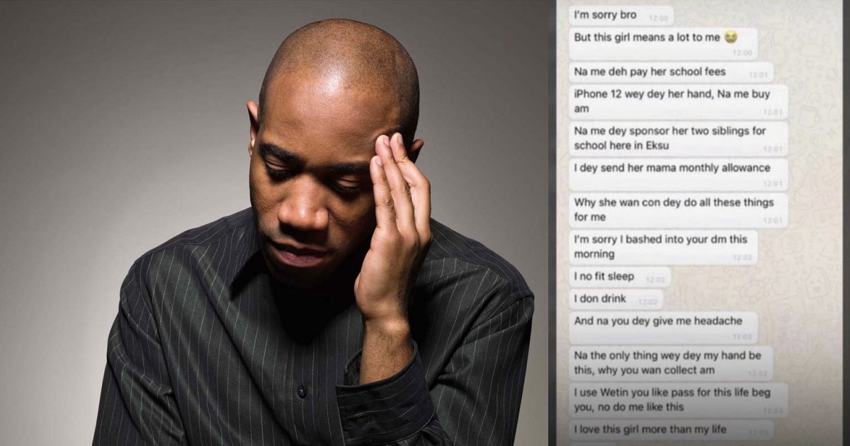 Read WhatsApp conversation of man begging another man to leave his ...