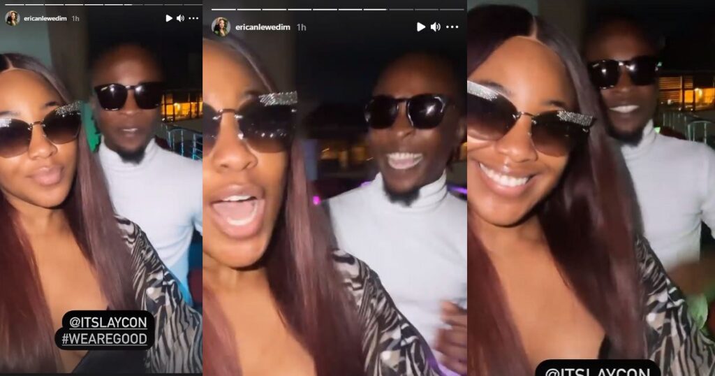 BBN's Erica and Laycon finally put aside their differences as they wear ...