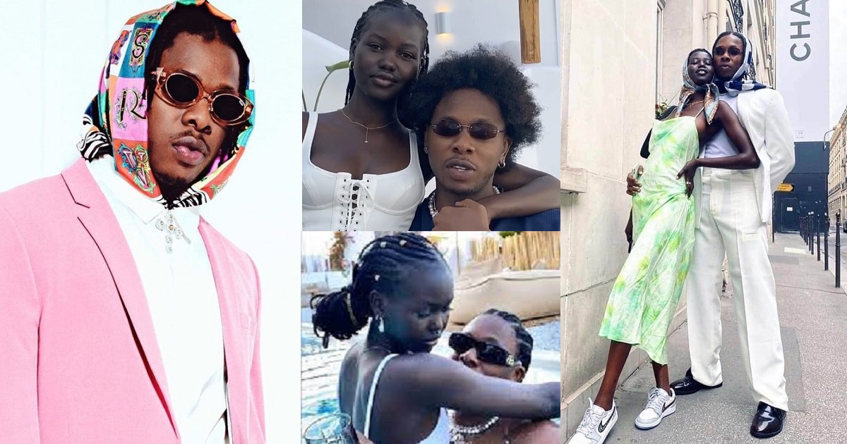 Singer, Runtown and his model girlfriend, Adut Akech, reportedly break up