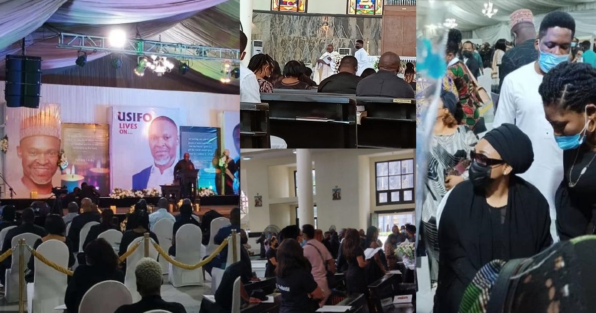 Slain Super TV CEO, Michael Usifo Ataga, laid to rest (photos)