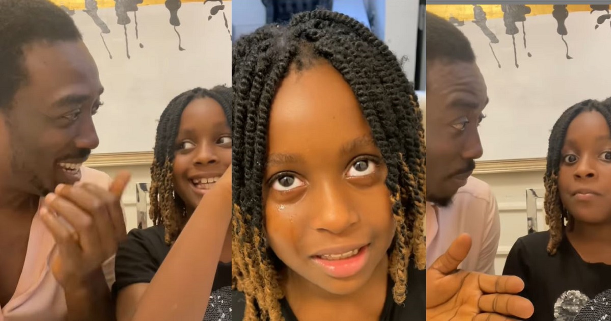 Comedian, Bovi shares his daughter’s reaction to a prank (video)