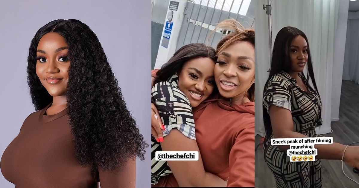 Chioma Visits Davido’s Sister, Sharon Adeleke To Cook Together (Photos ...