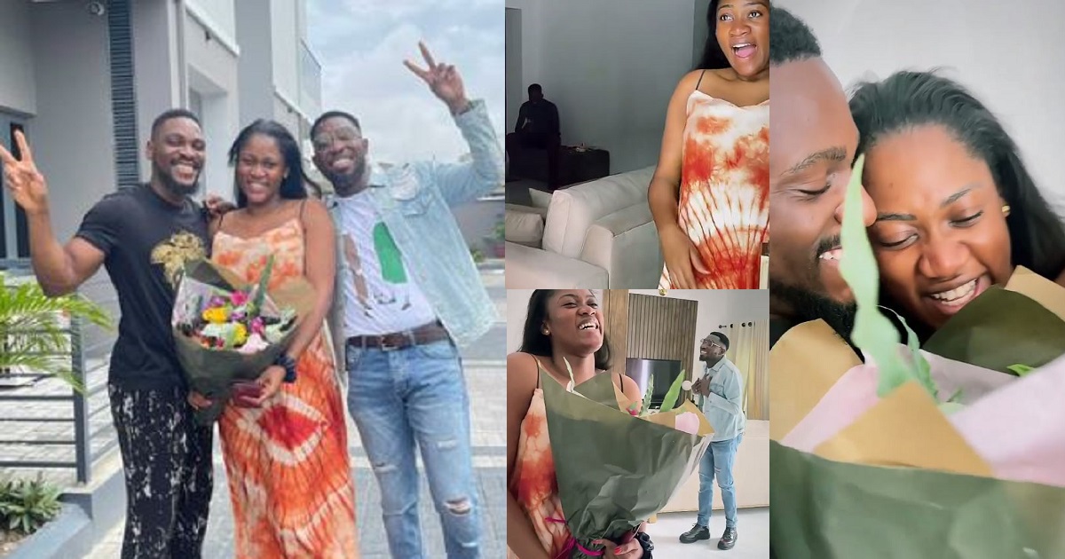 Singer, Timi Dakolo surprises Tobi Bakre and wife with awesome gifts ...