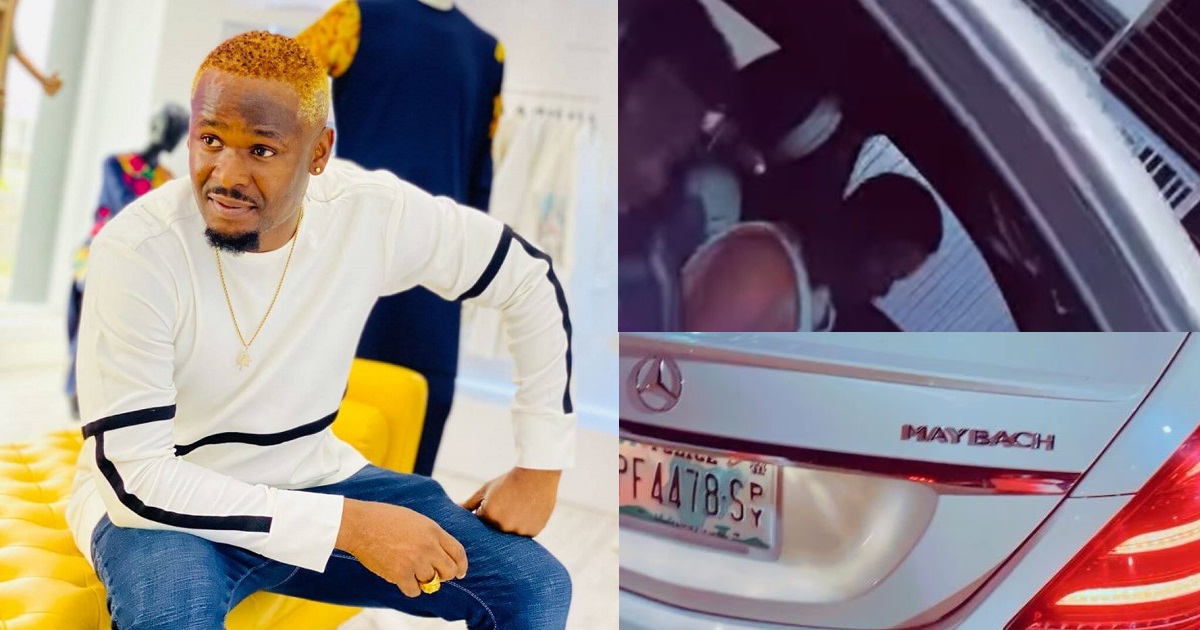 Actor, Zubby Michael acquires Mercedes Maybach (video) - YabaLeftOnline