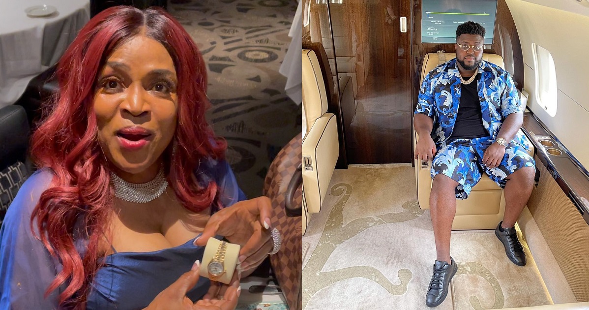 Davido’s brother, Adewale Adeleke gifts mother a Rolex on her birthday ...