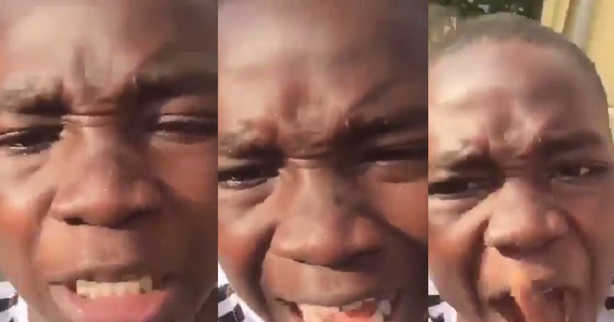 Comedy Skit: Young boy laments bitterly after wining bet for the first ...