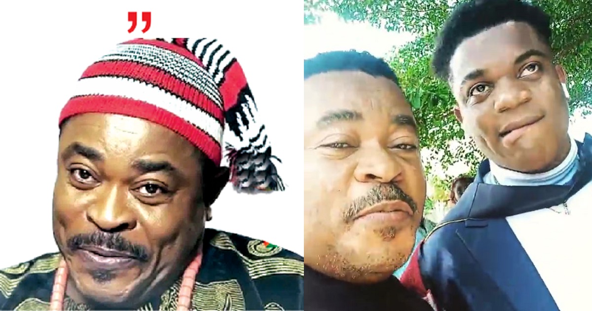 “Your mumu go pass my mumu” – Actor, Victor Osuagwu tells his son as he ...