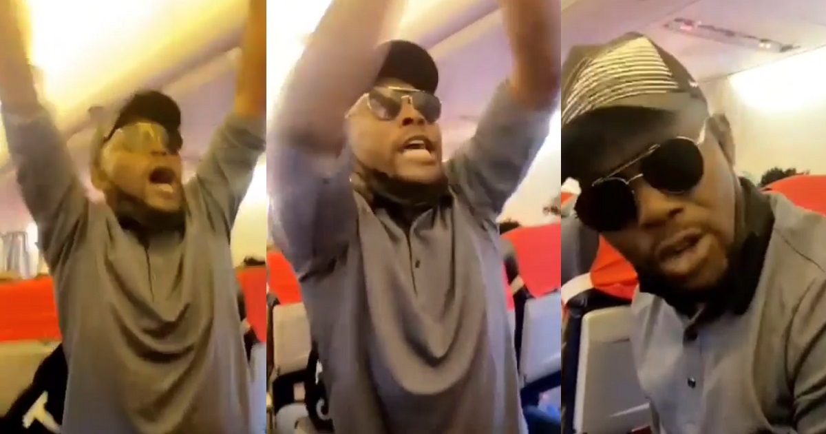 Comedian Maleke leads serious praise session after a flight he was ...