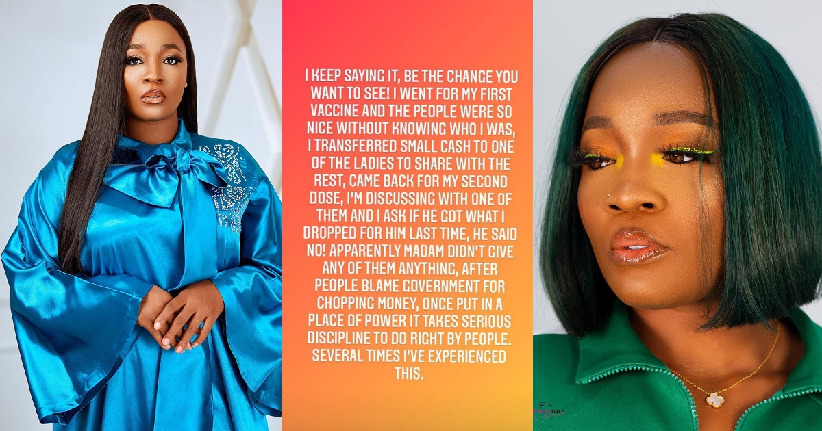 BBNaija star, Lucy shares experience with a dubious vaccinator