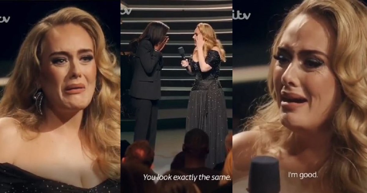 Adele bursts into tears on stage after being surprised by former ...