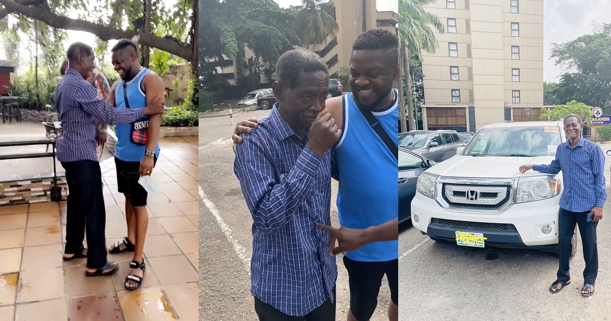 Nigerian father shed tears of joy as he reunites with his son after 9 ...
