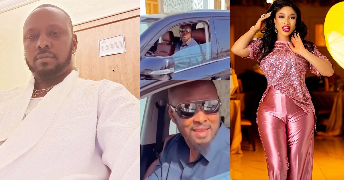 Kpokpogri finally retrieves seized Lexus SUV from ex-lover, Tonto Dikeh (Video) - YabaLeftOnline
