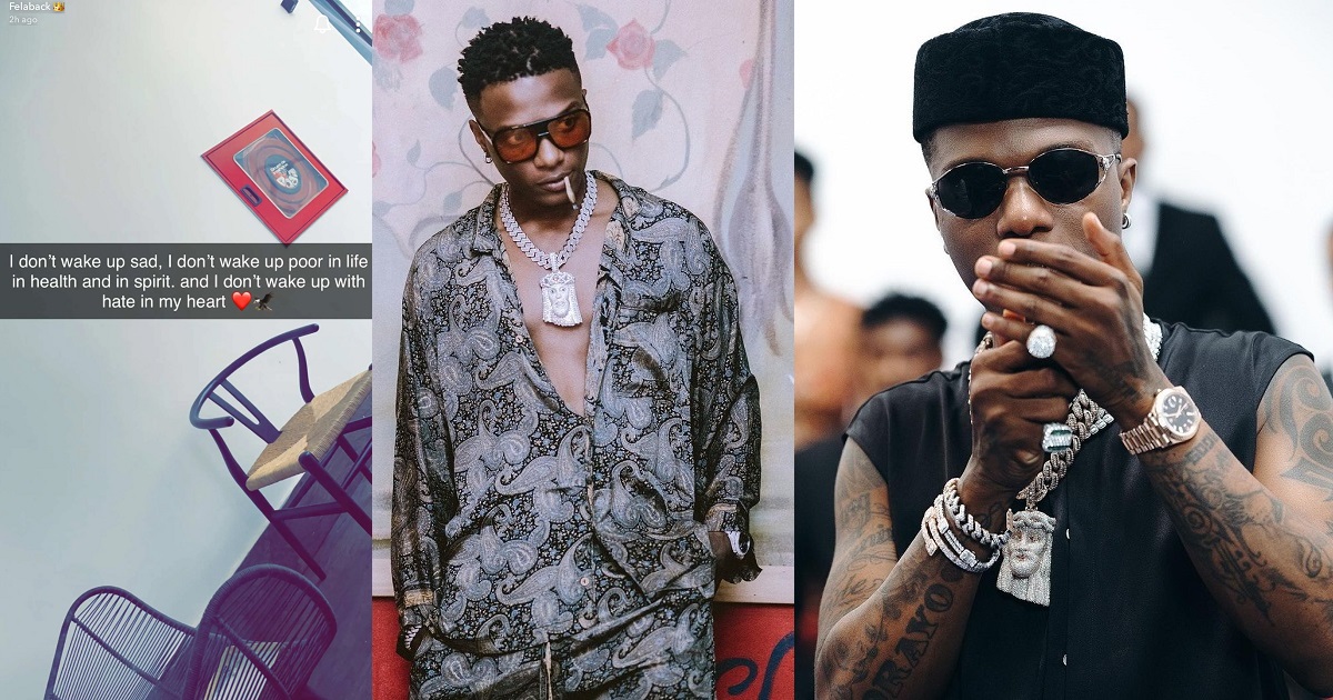 "I never wake up poor or sad" — Singer Wizkid - YabaLeftOnline